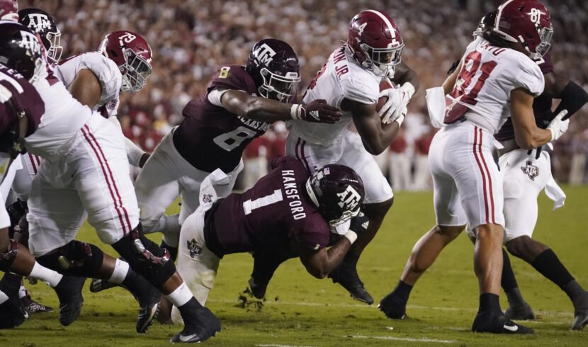 Texas A&M beats No. 1 Alabama 41-38 on last-play field goal - Alabama ...