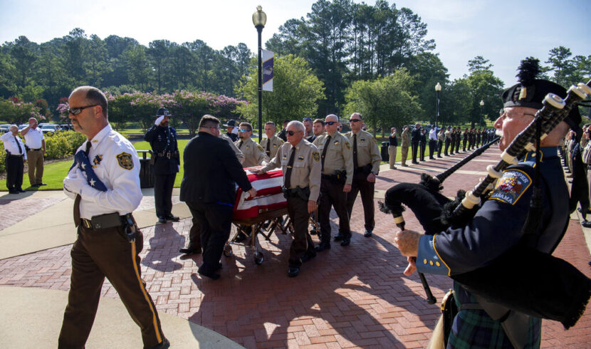 Mourners at funeral remember slain Alabama deputy as a hero - Alabama ...