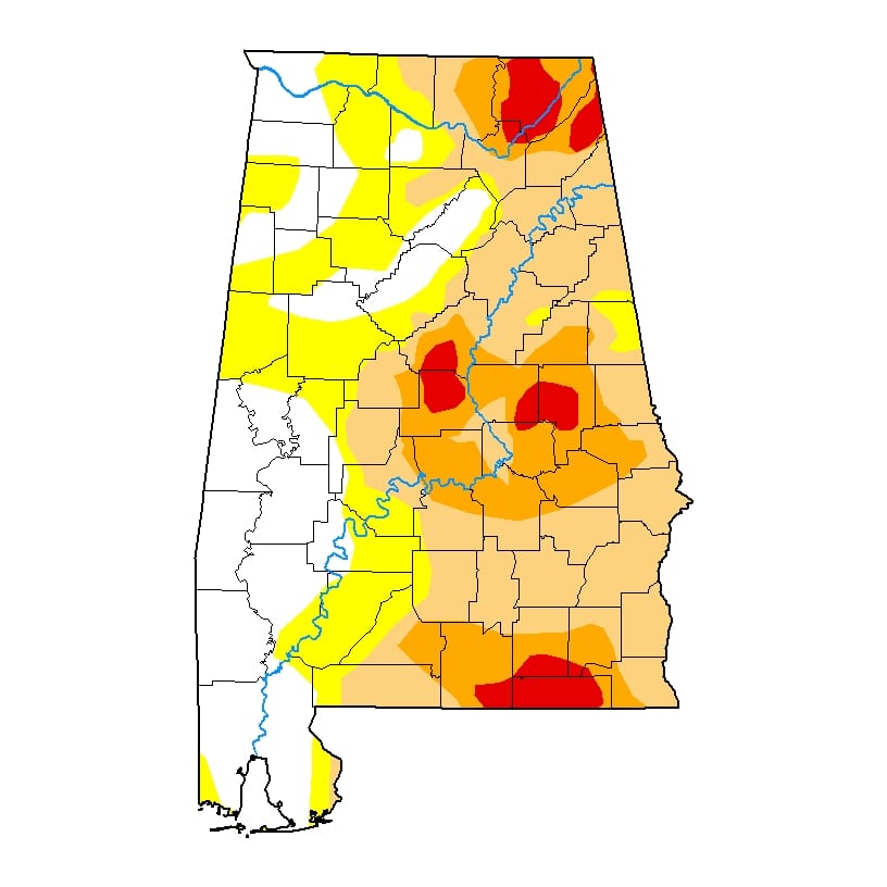 Southern drought shows first improvement in weeks - Alabama Daily News