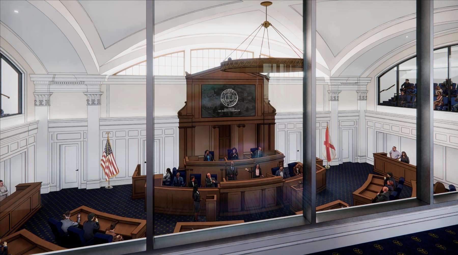 New renderings of State House show details under the dome - Alabama ...
