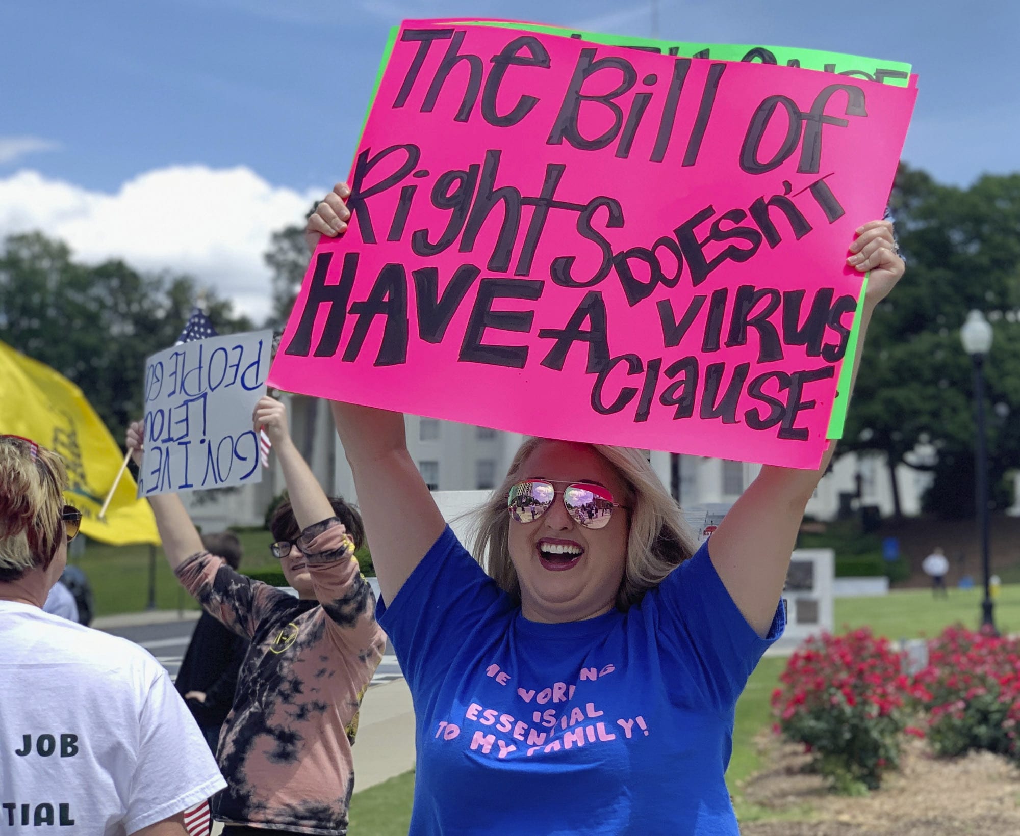 Alabama stay-home order to remain; protest held at Capitol - Alabama ...