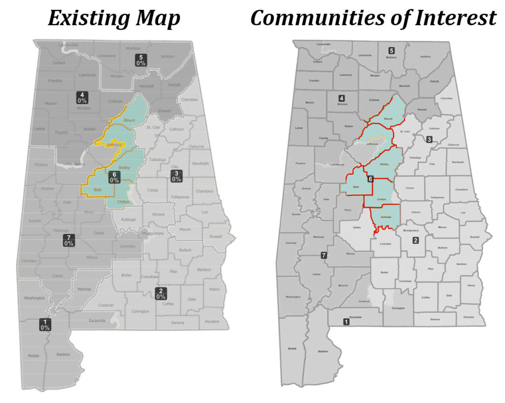 Here’s how Alabama’s congressional districts could change with newly ...