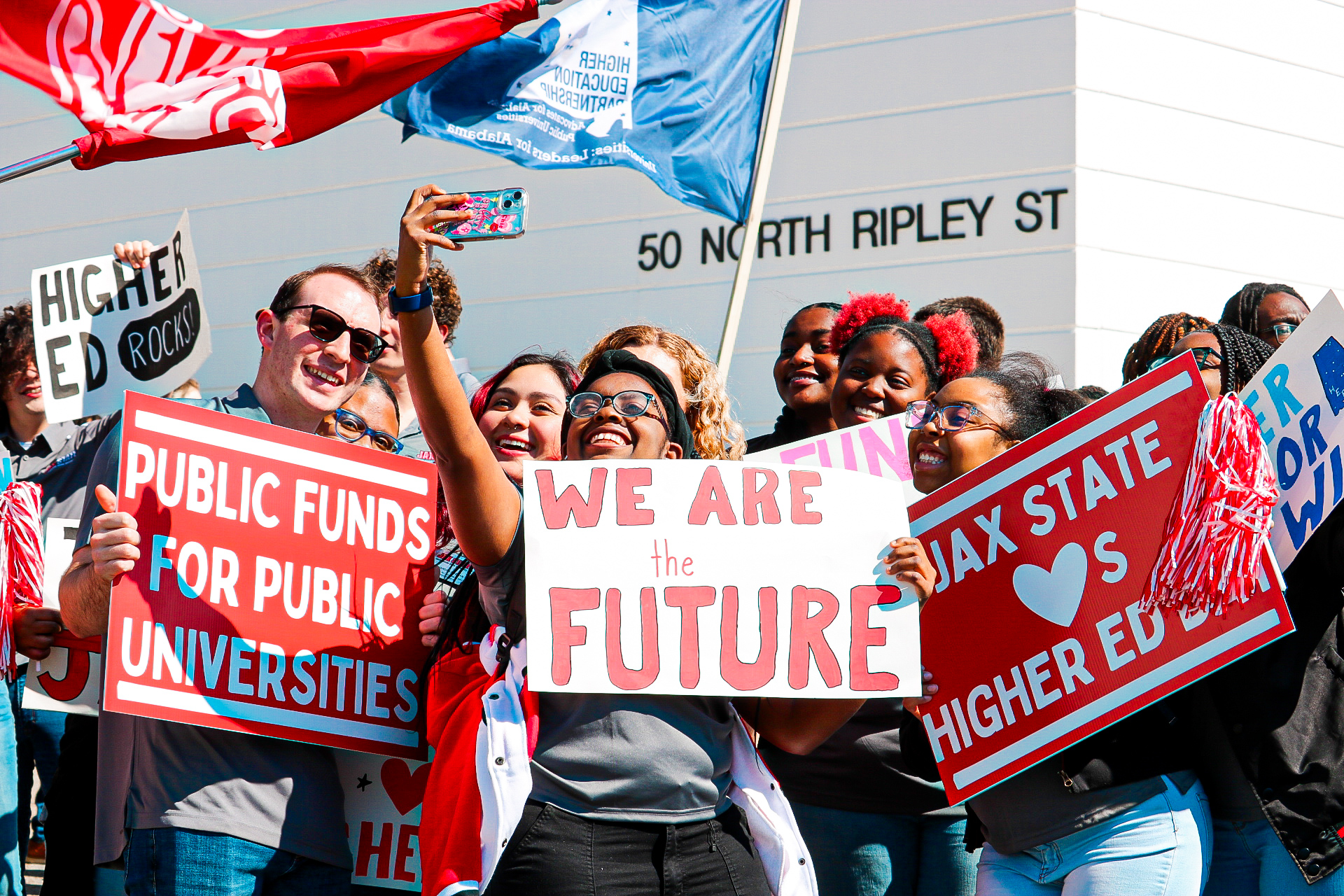 Students rally for Higher Education Day - Alabama Daily News