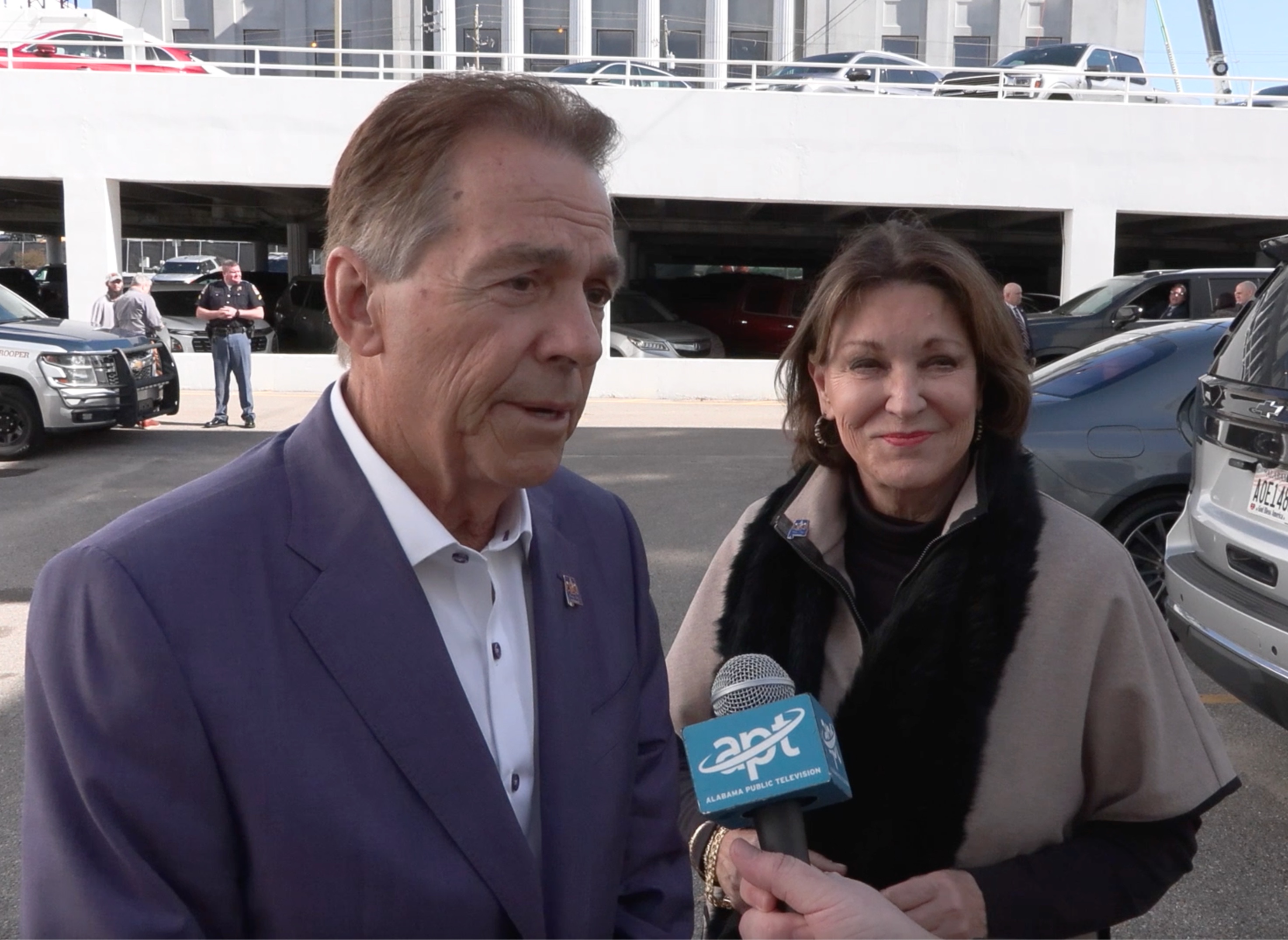 Nick and Terry Saban visit Alabama State House to promote education ...