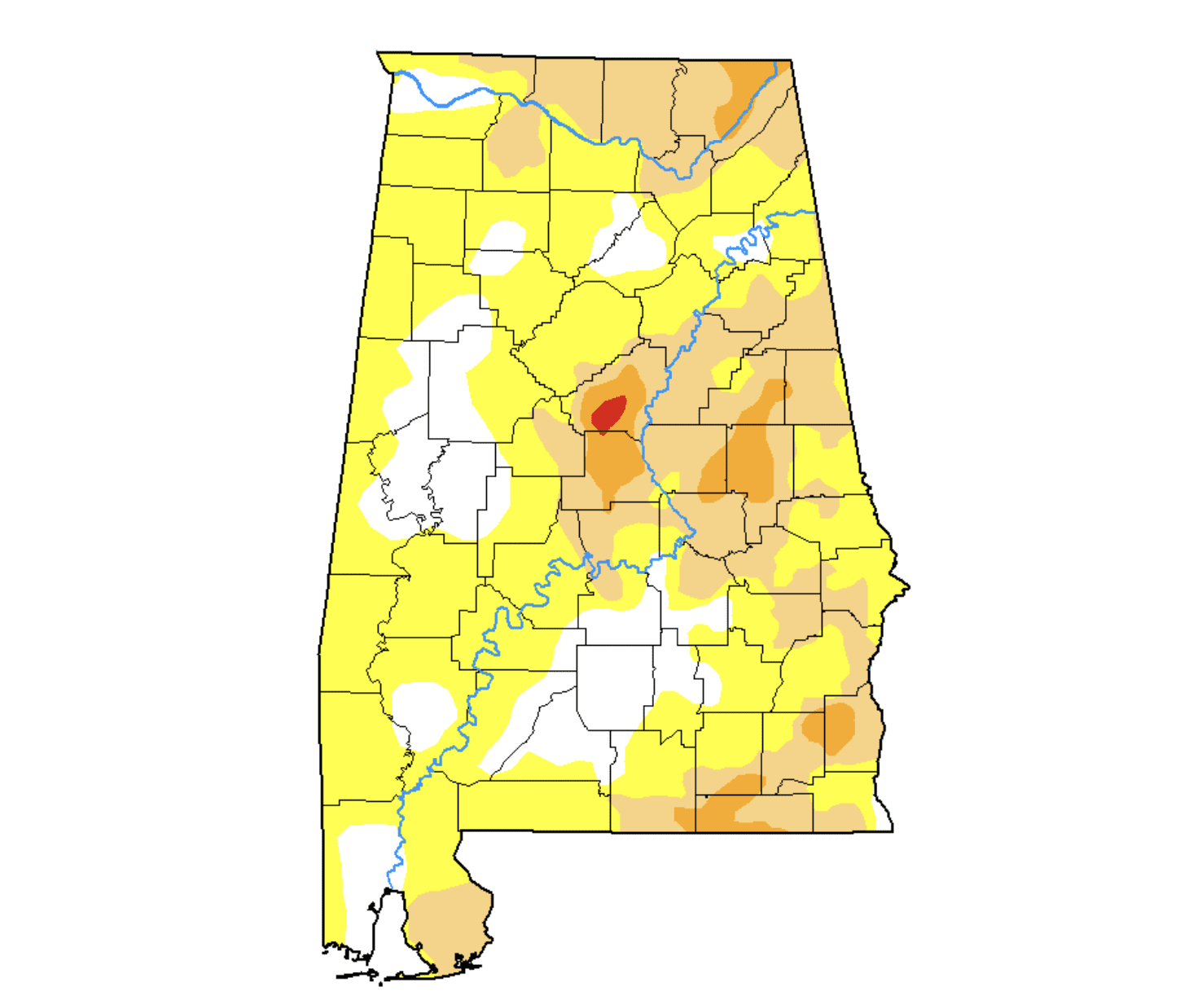 Southern drought deepens; 11 million affected - Alabama Daily News
