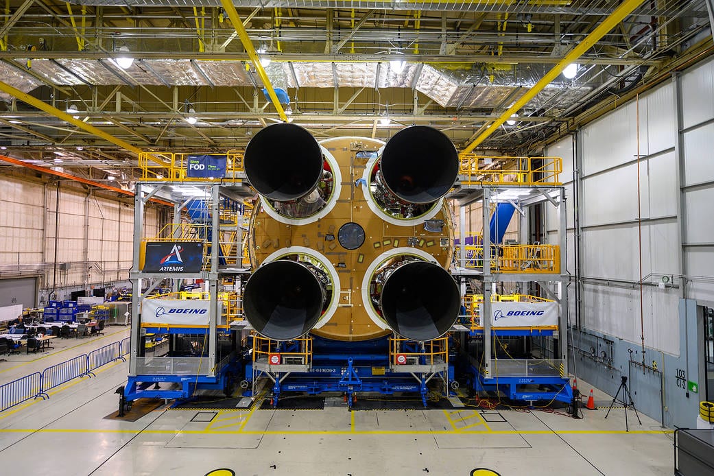 Final Space Launch System rocket engine in place - Alabama Daily News
